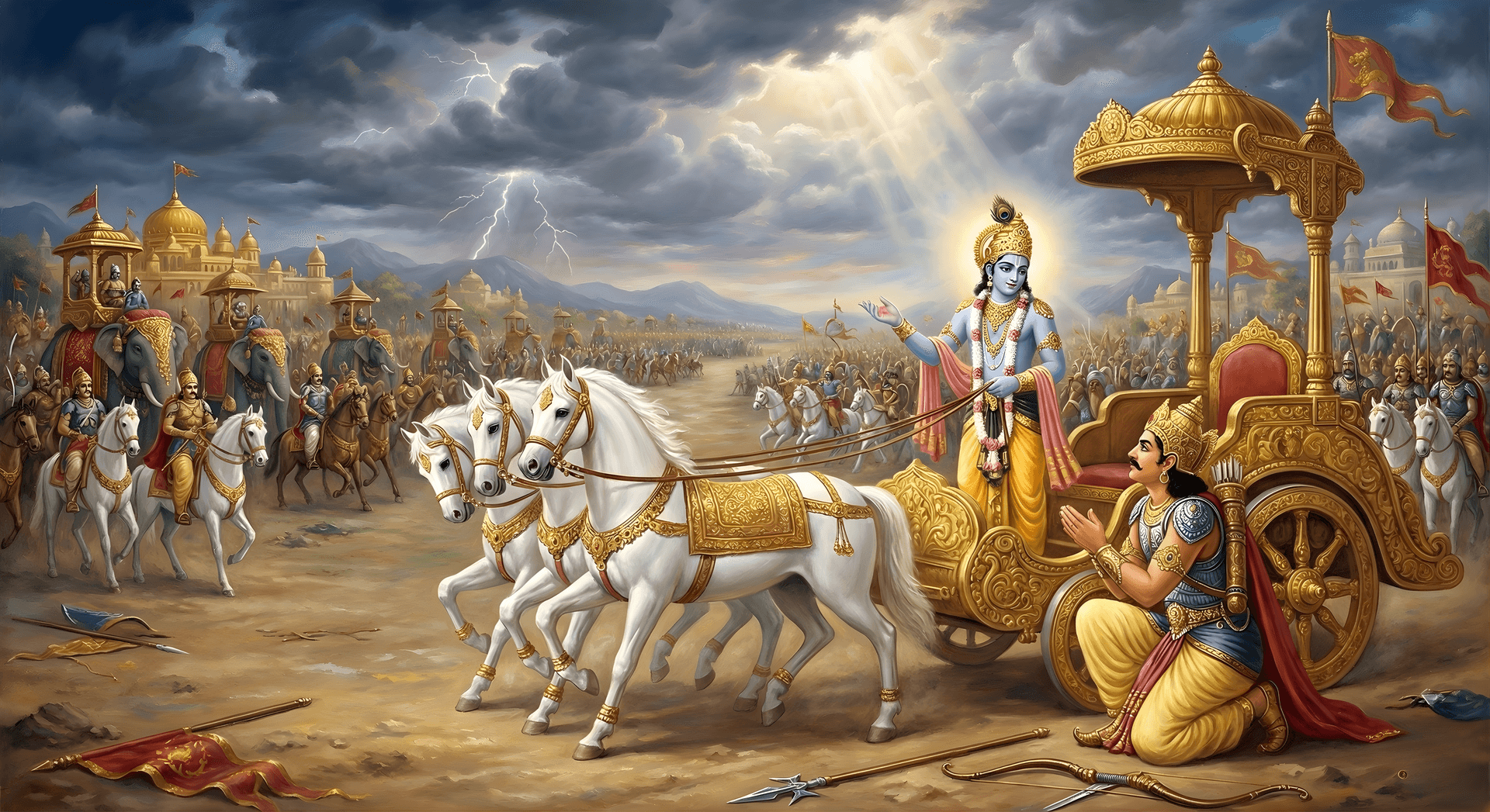 About Bhagavad Gita - Krishna's Teachings to Arjuna | Mahabharata